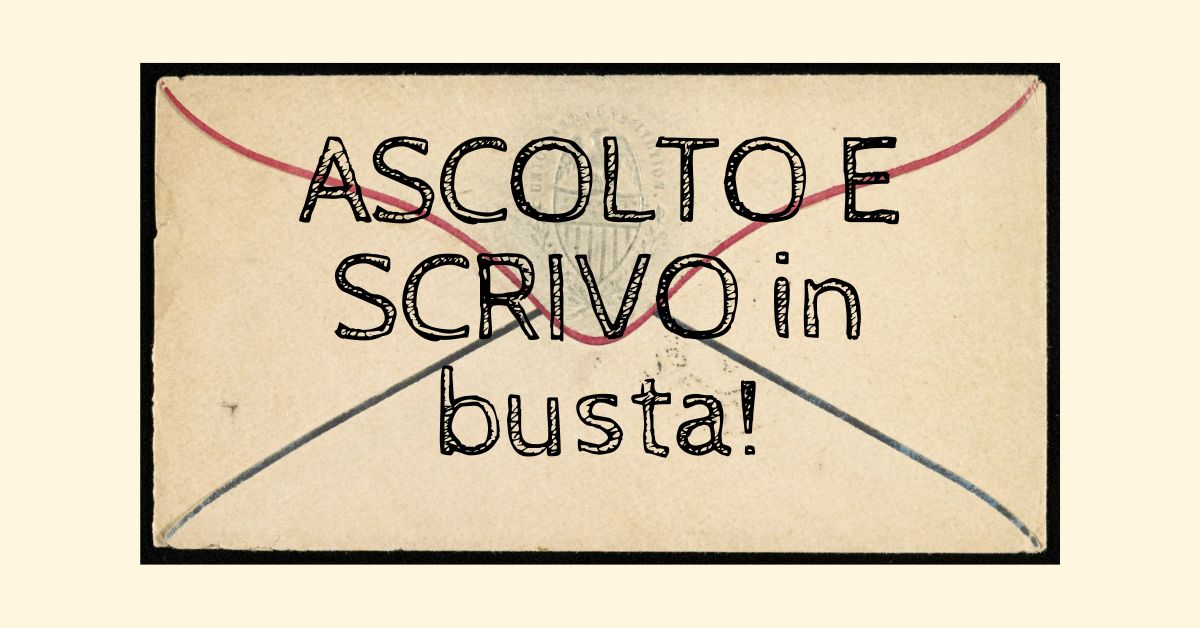 Ascolto e scrivo – PEZZIDAOTTO